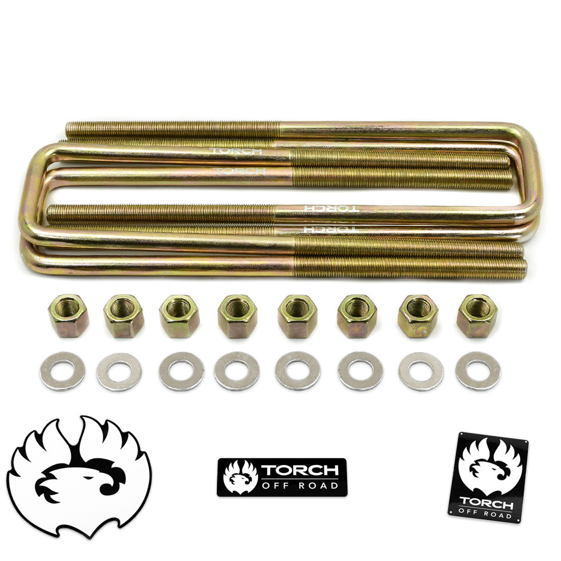 12.5" Square U Bolts 2.5" wide 9/16" Ubolt – Torch Off Road