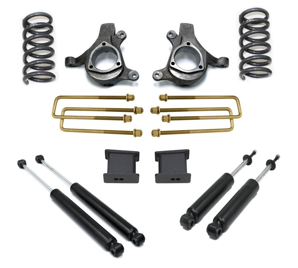 1999-2006 Chevy Silverado 1500 2WD 8 Cyl 5" Front 3" Rear Lift Kit w ...